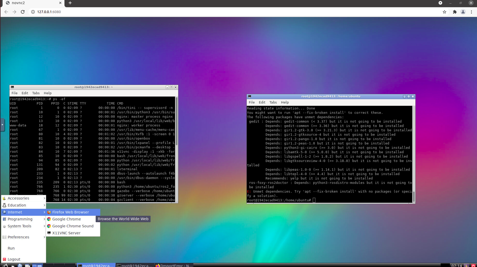 基于带nvc的Ubuntu20.04配置ros2和Gazebo - null